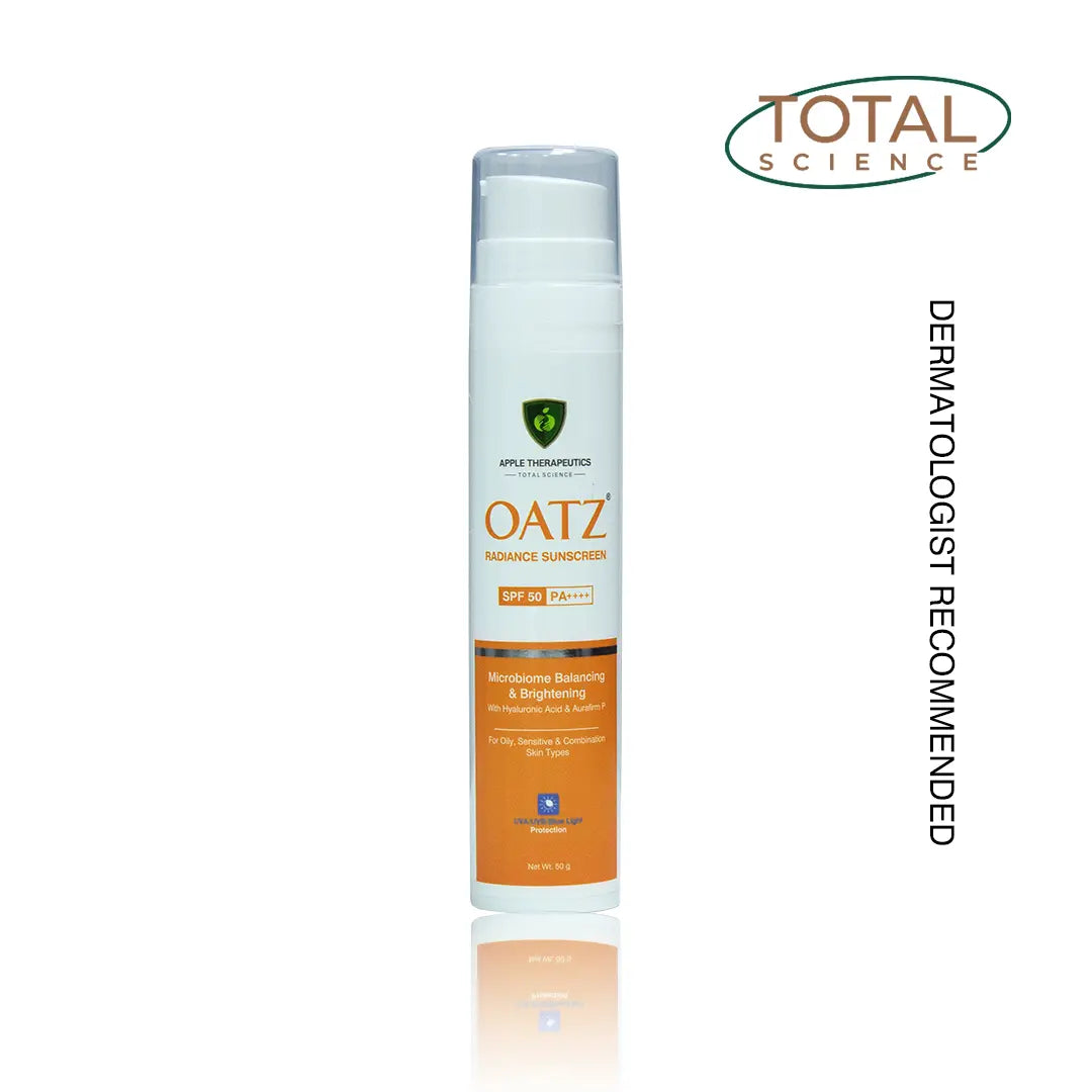 Oatz Radiance Sunscreen For Oily Skin With SPF 50 PA++++ (50g)